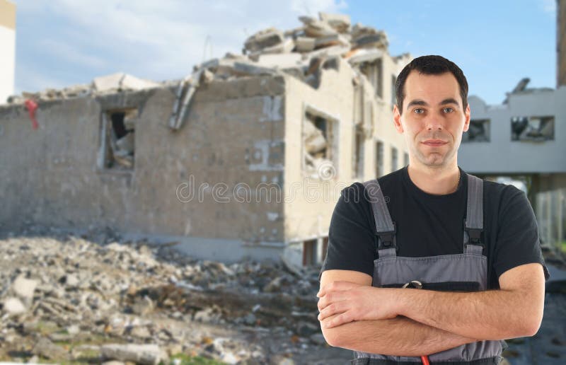 Demolition stock image. Image of staff, demolitions, urban - 35808649