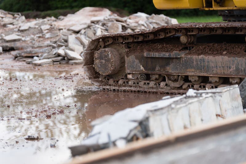 Demolition works stock image. Image of destruction, demolition - 96180727