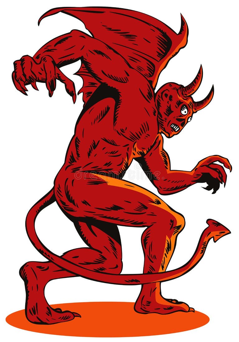 Demon Isolated Stock Illustrations – 25,789 Demon Isolated Stock ...