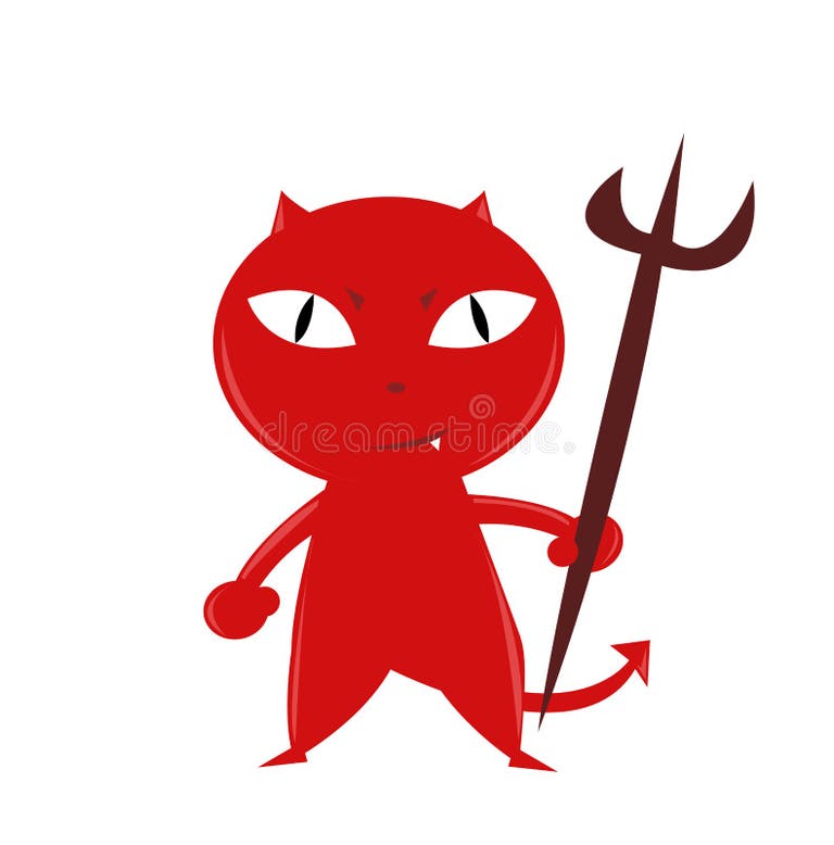 Demon White Background Stock Illustrations – 16,570 Demon White ...