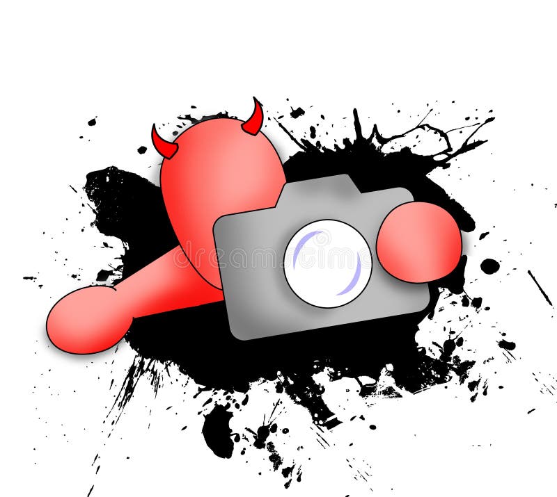 Demon With Camera Picture. Image: 7914796