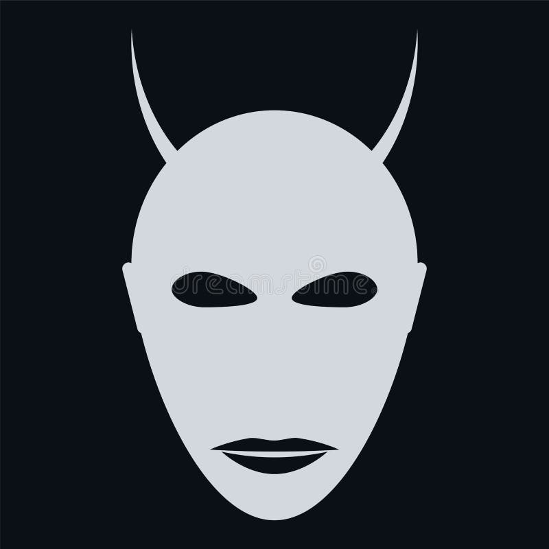 Demon face stock vector. Illustration of demonic, anger - 54840794