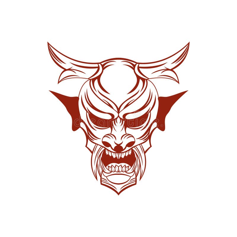 Demon stock vector. Illustration of characters, expression - 217401909