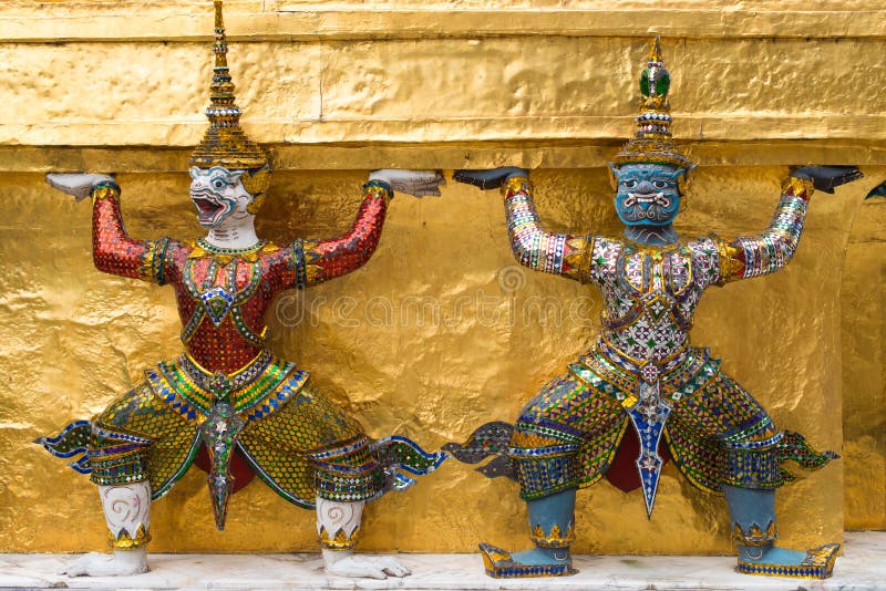 The demon guardian stock image. Image of mythological - 28037603