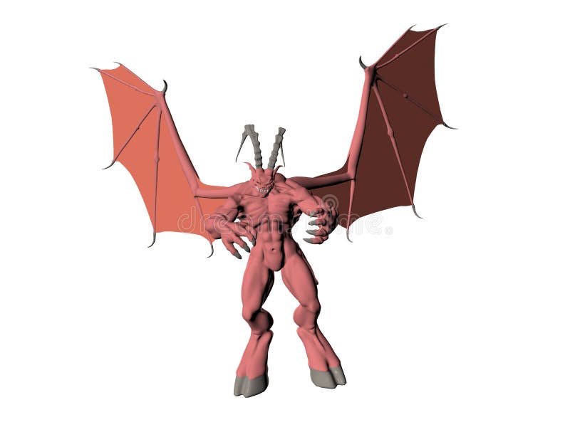 Demon Monster stock illustration. Illustration of dangerous - 7694837