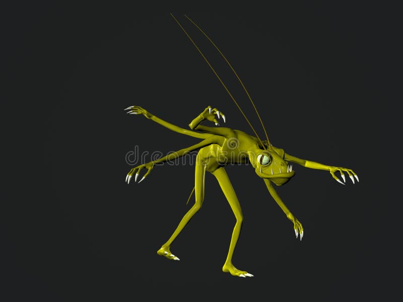 Demon Monster stock illustration. Illustration of metaphor - 7694850