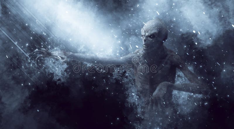 Demon Monster 3D Illustration Stock Illustration - Illustration of ...