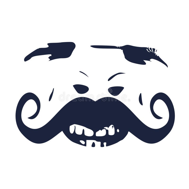 Demon or monster screaming stock vector. Illustration of devil - 135842977