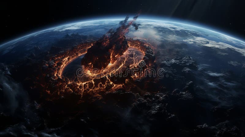 Demon S Colossal Silhouette: a Dark and Dramatic View of Earth S ...