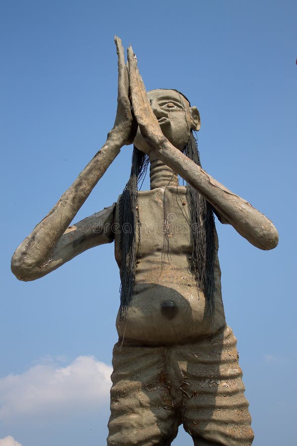 Demon statue stock photo. Image of prison, ghost, buddhism - 39277642