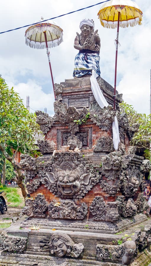 Demon statue, Ubud, Bali stock photo. Image of rock, hinduism - 59084616