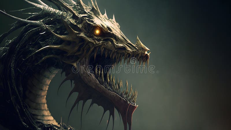 Demonic Nightmare Beast Covered with Sharp Thorns, Neural Network ...