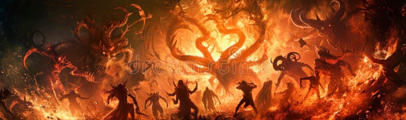 With Demons and Other Hellish Creatures Dancing in the Infernal Fire ...