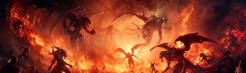 With Demons and Other Hellish Creatures Dancing in the Infernal Fire ...