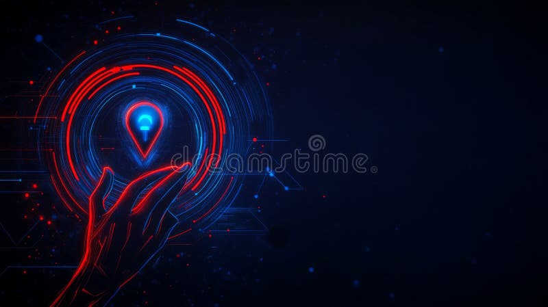 It Demonstrates AI Technology in GPS, Innovation Delivery, Map Location ...