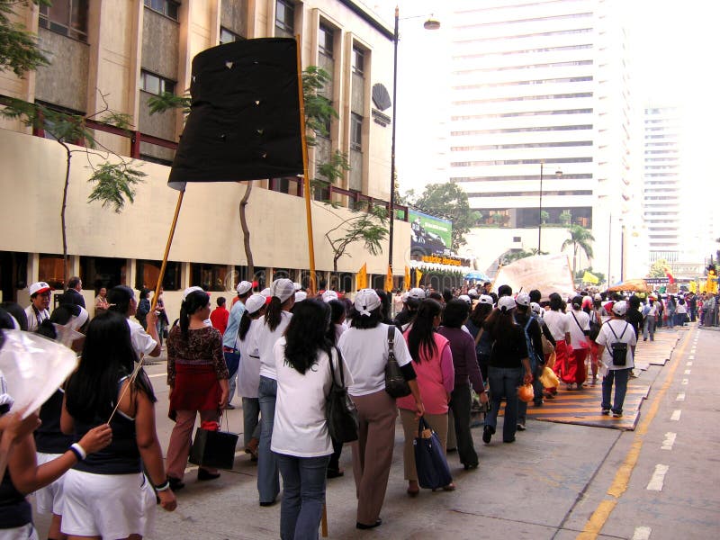 Demonstration editorial photography. Image of middle, demonstration ...