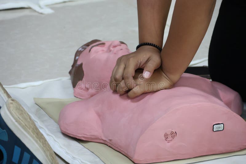 Demonstration of Artificial Respiration Using a Dummy, Medical Concept ...