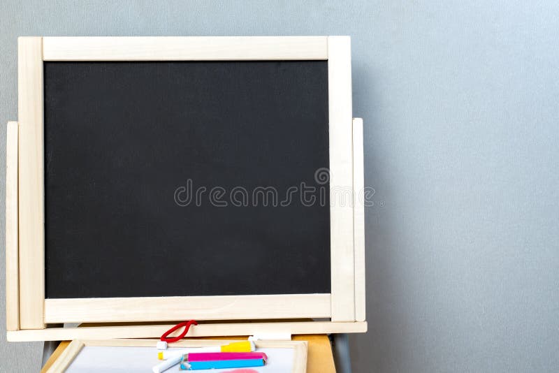Demonstration Board for Drawing with Chalk Stock Image - Image of ...