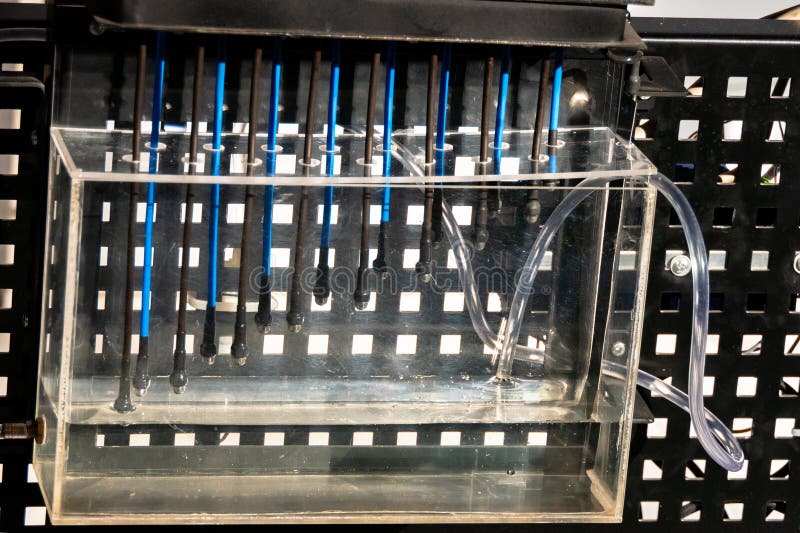 Demonstration Capacity of Liquid Level Sensors Stock Image - Image of ...