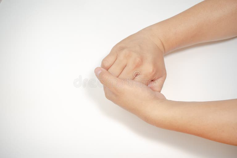 Demonstration of Correct Hand Washing Posture Stock Photo - Image of ...