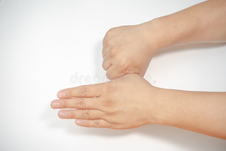 Demonstration of Correct Hand Washing Posture Stock Photo - Image of ...