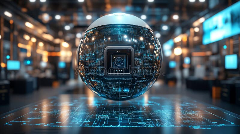 Demonstration of Futuristic Camera Technology in a Tech Exhibition ...