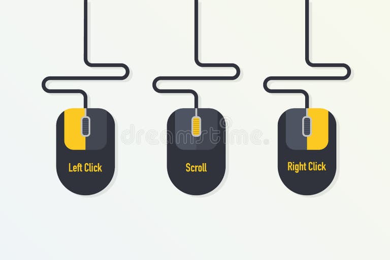 Left Mouse Click Icon Stock Illustrations – 1,507 Left Mouse Click Icon ...