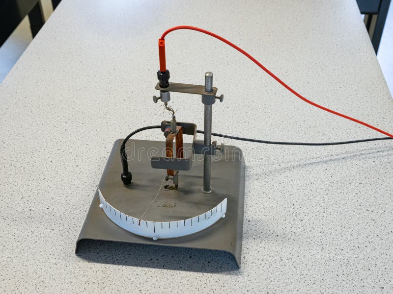 Demonstration of the Principle of Induction in a Class Room Stock Image ...