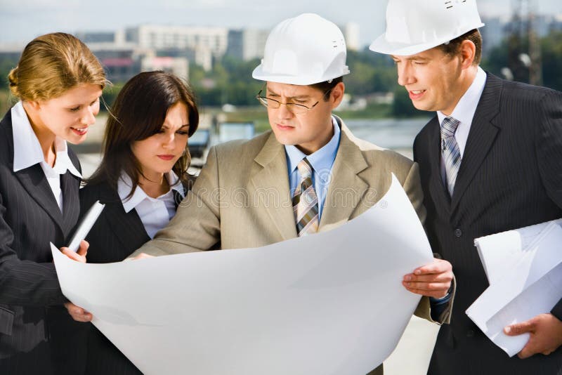 Demonstration of project stock photo. Image of interaction - 3050990