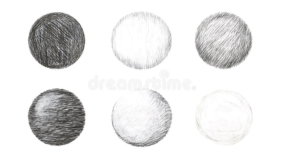 Various Shading Techniques Stock Illustrations – 351 Various Shading ...