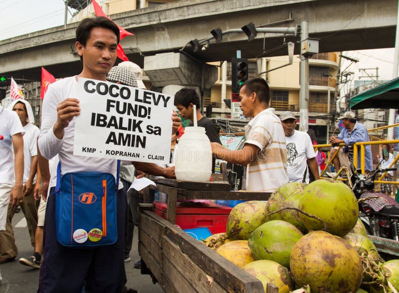 Farmers Protest in Manila, Philippines Editorial Stock Image - Image of ...