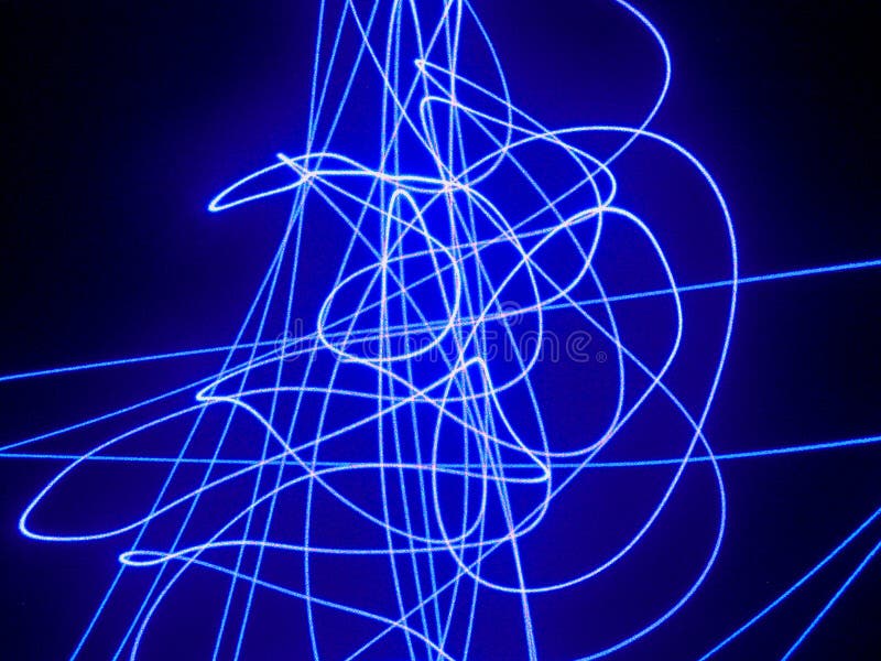 Demostración Azul Del Laser Foto de archivo - Imagen de contrastivo ...