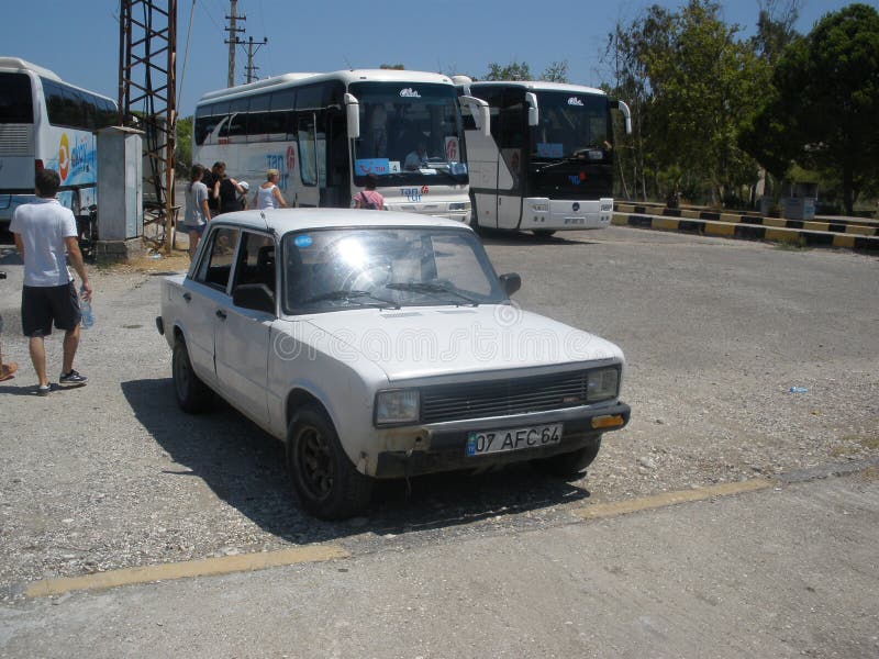 DEMRE, TURKEY - AUGUST 2012. Old Car Tofas Editorial Stock Photo ...