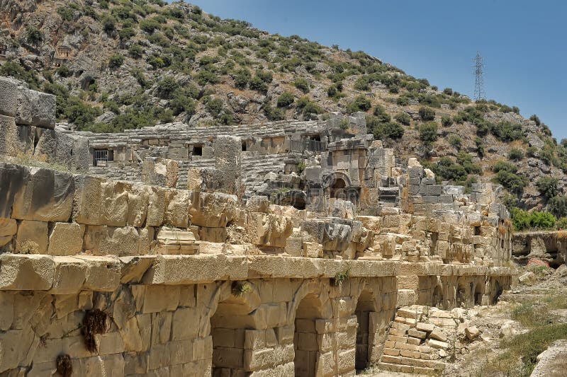 Demre, Turkey stock image. Image of classical, human - 42957879