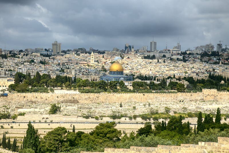 Den Heliga Staden Jerusalem Arkivfoto - Bild av bygger, härlig: 27286380