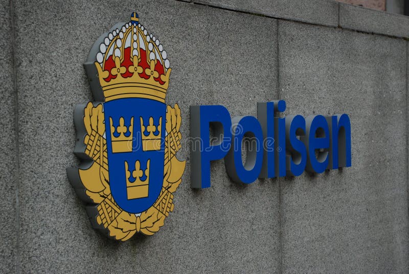 Den Svenska Polisens Kapprustning Redaktionell Arkivfoto - Bild av ...