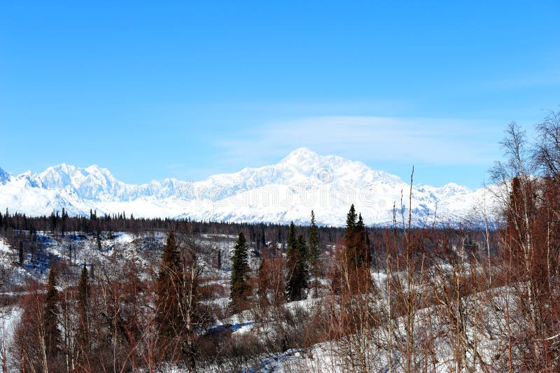 Denali, Aka El Monte McKinley Foto de archivo - Imagen de highest ...