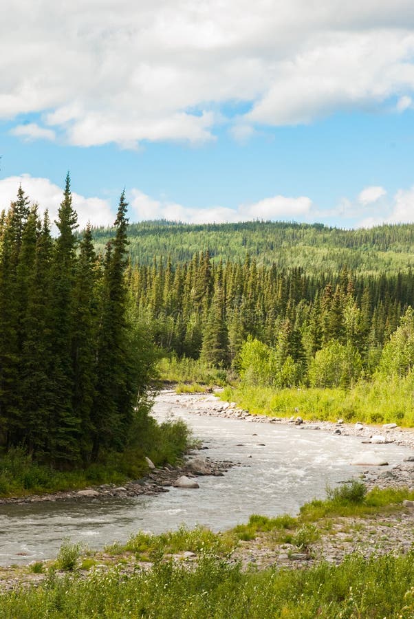 Denali National Park Landscape Stock Photo - Image of alaska, autumnal ...