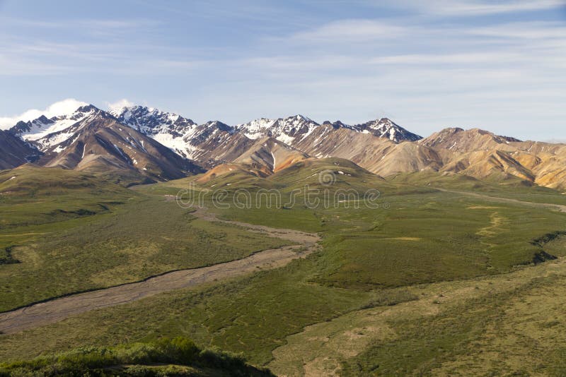 Denali landscape stock image. Image of clouds, summer - 30776175