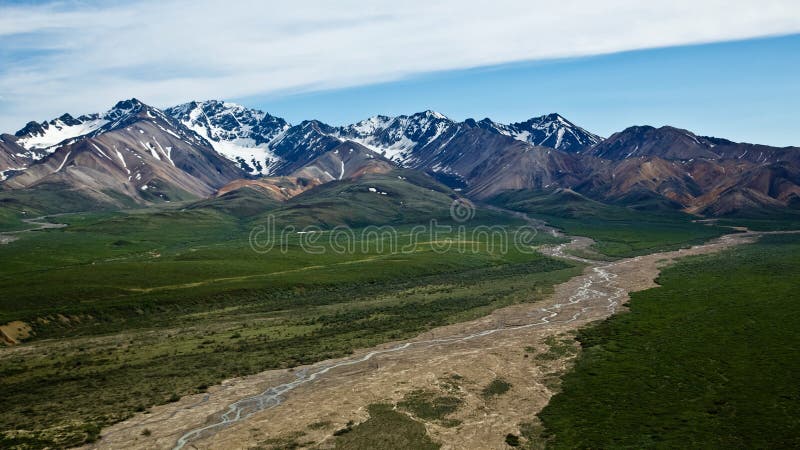 Denali s Polychrome Pass stock image. Image of alaska - 34176789