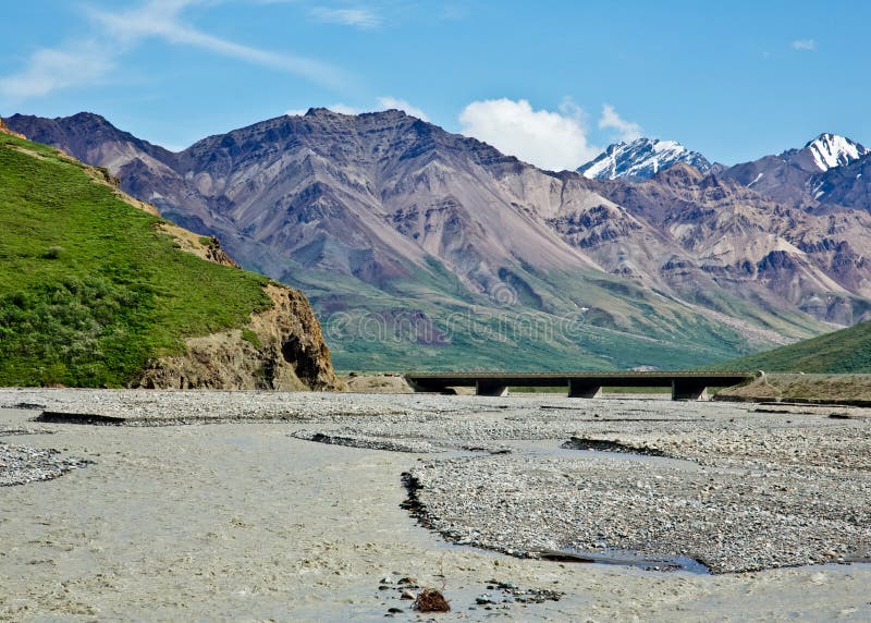 The Toklat River stock image. Image of polar, national - 33330657