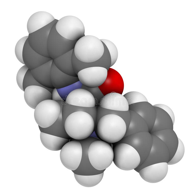 Denatonium Bittering Agent Molecule. 3D Rendering Stock Illustration ...
