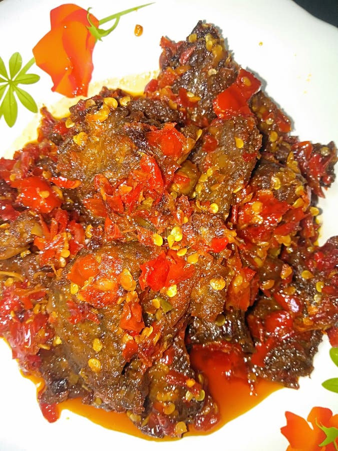 Dendeng, Traditional Indonesian Food from West Sumatra Stock Image ...