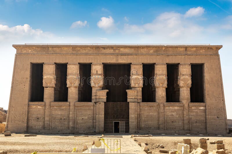 Dendera Temple in Luxor, Egypt Stock Photo - Image of religion, africa ...