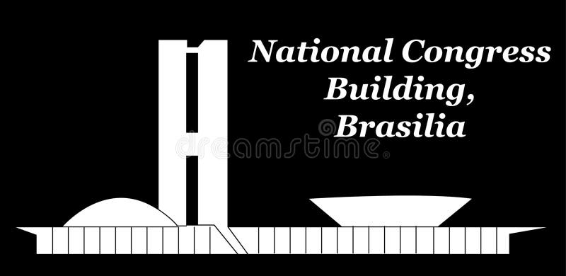 Futuristic Brazilian Congress Buildings Stock Illustrations – 7 ...