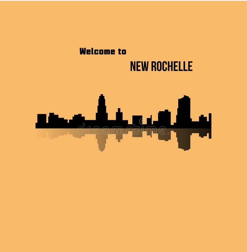 New Rochelle, New York stock vector. Illustration of abstract - 298077777