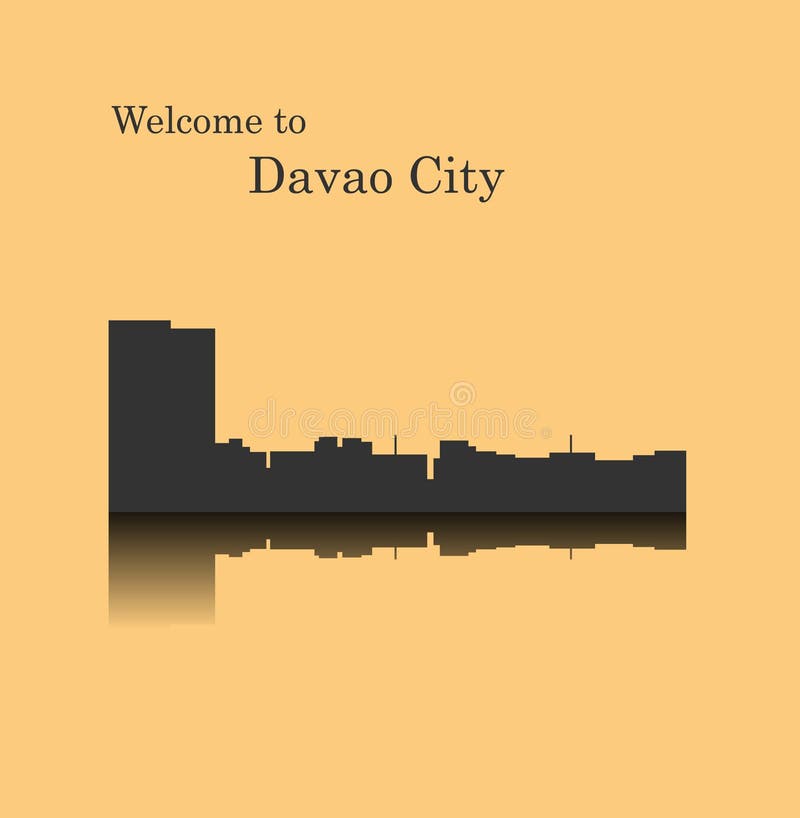 Davao City, Philippines stock vector. Illustration of exterior - 298491634