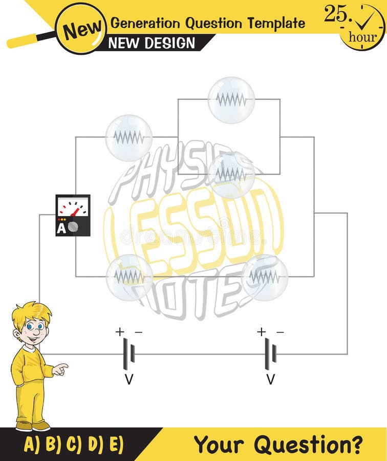 Physics, Basic Electric Circuits, Next Generation Question Template ...