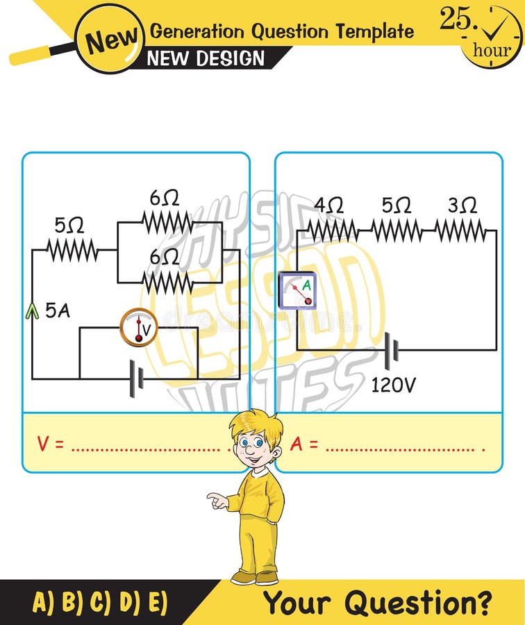 Physics, Basic Electric Circuits, Next Generation Question Template ...