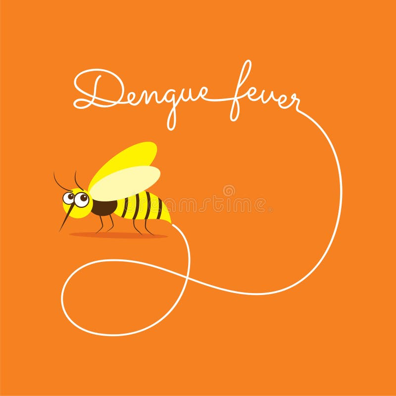 Dengue Fever Concept Poster Design Stock Vector - Illustration of ...